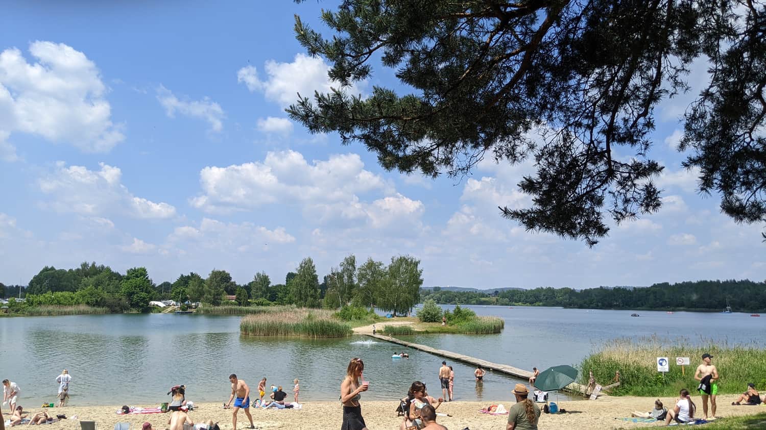 Zalew Kryspinów - kąpielisko, plaża, atrakcje