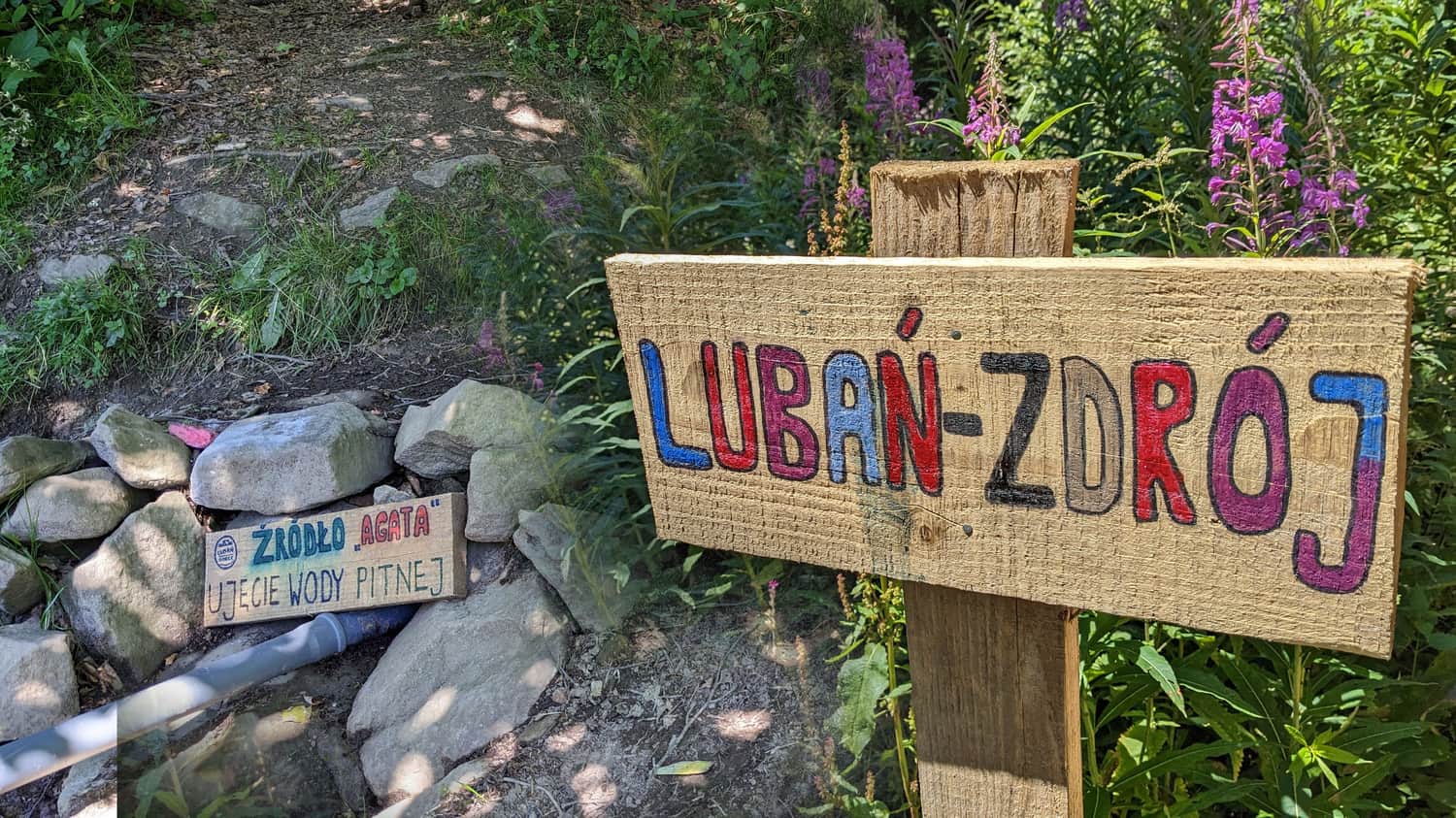 Szlaki na Lubań - szczyt i wieża widokowa