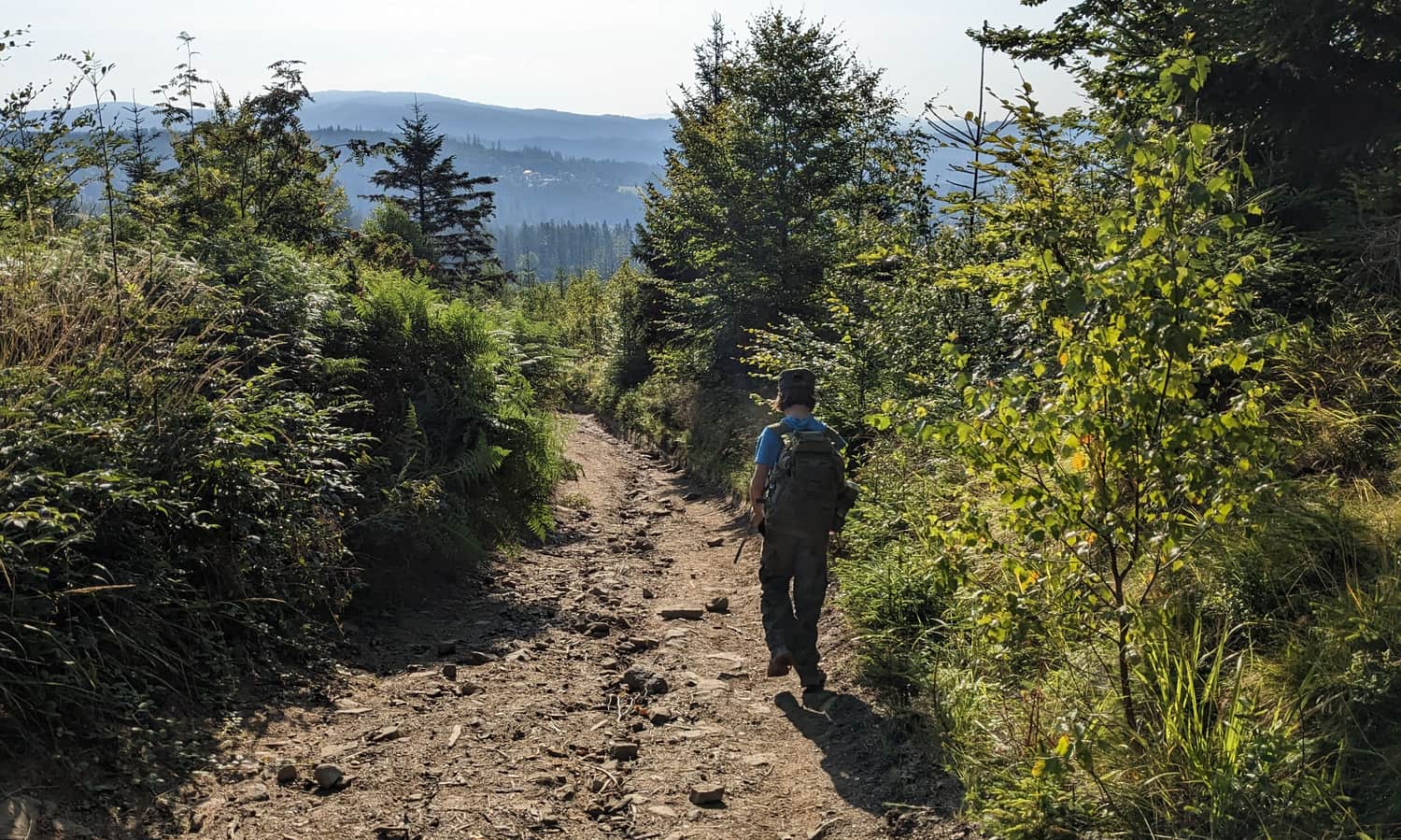 Z Przełęczy Kubalonka na Stożek Wielki
